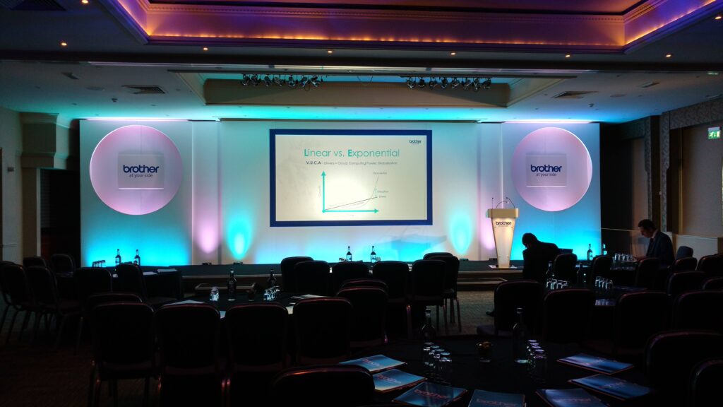 Conference Solutions for Brother UK | An example of Bright Vision Events